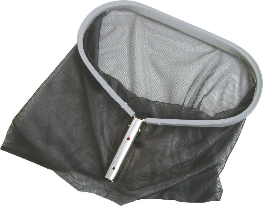 Heavy Duty Aluminium Leaf Rake with Squeegee "Pro Leaf Rake" (Black/Si ...